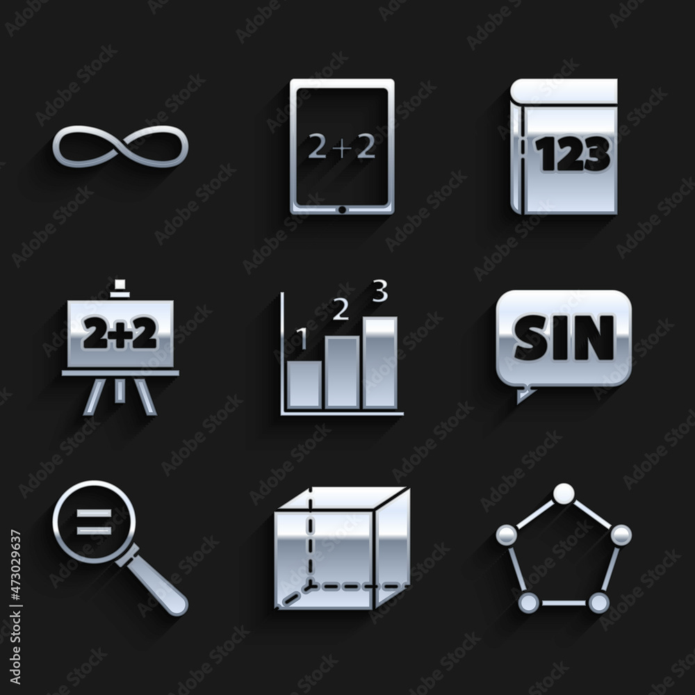 Set Graph Schedule Chart Diagram Geometric Figure Cube Pentagonal Prism Mathematics