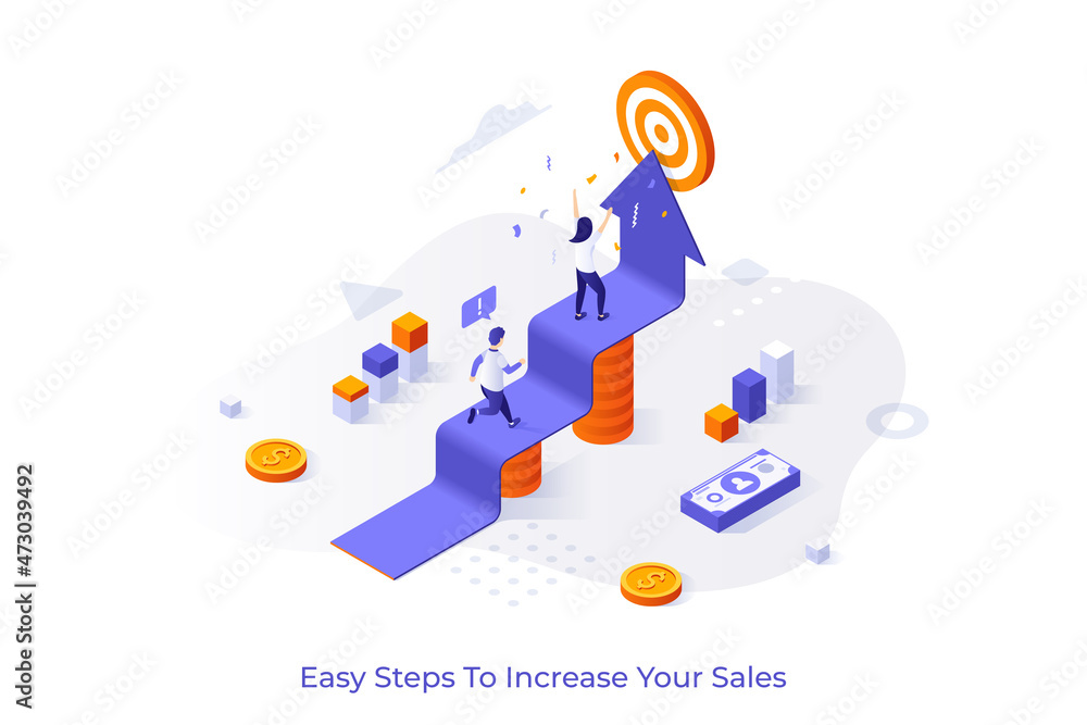 Isometric Vector Illustration Stock Vector | Adobe Stock