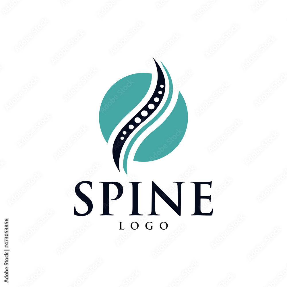 spine logo concept Stock Vector | Adobe Stock
