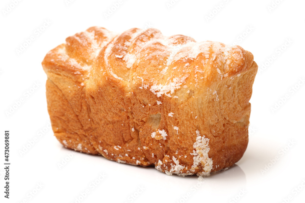 bread on white background Stock Photo | Adobe Stock