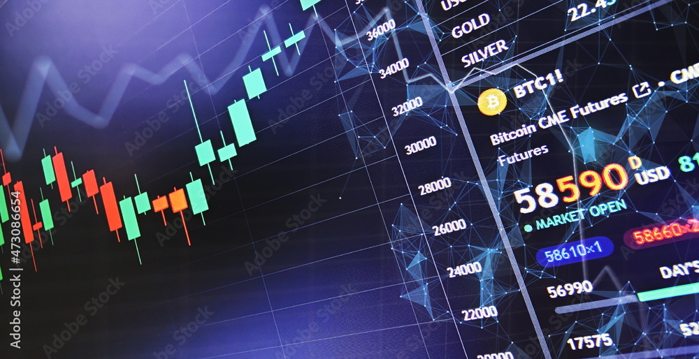 Analyzing investment statistics and indicators on dashboard for trading ...