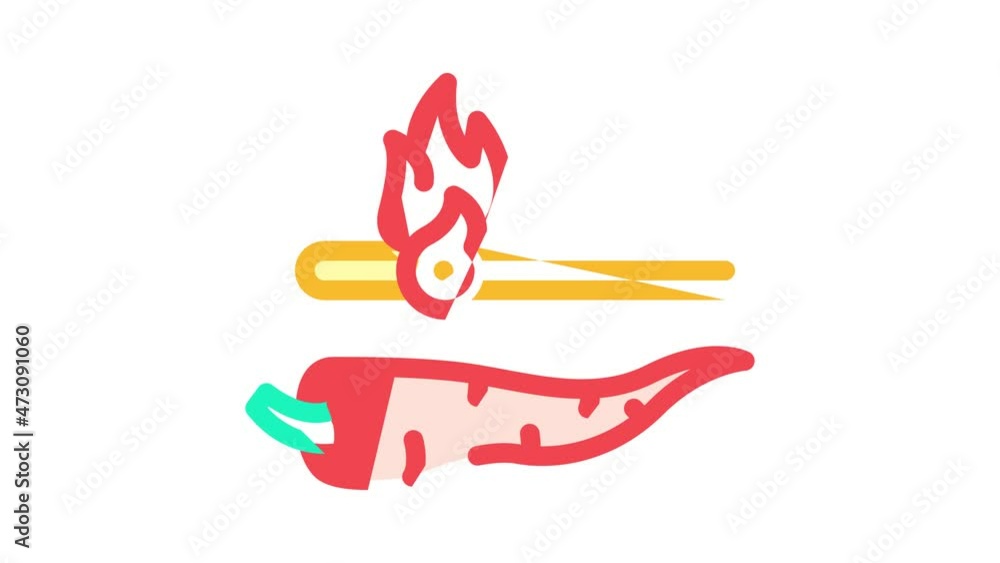 spicy pepper taste scale animated color icon spicy pepper taste scale ...