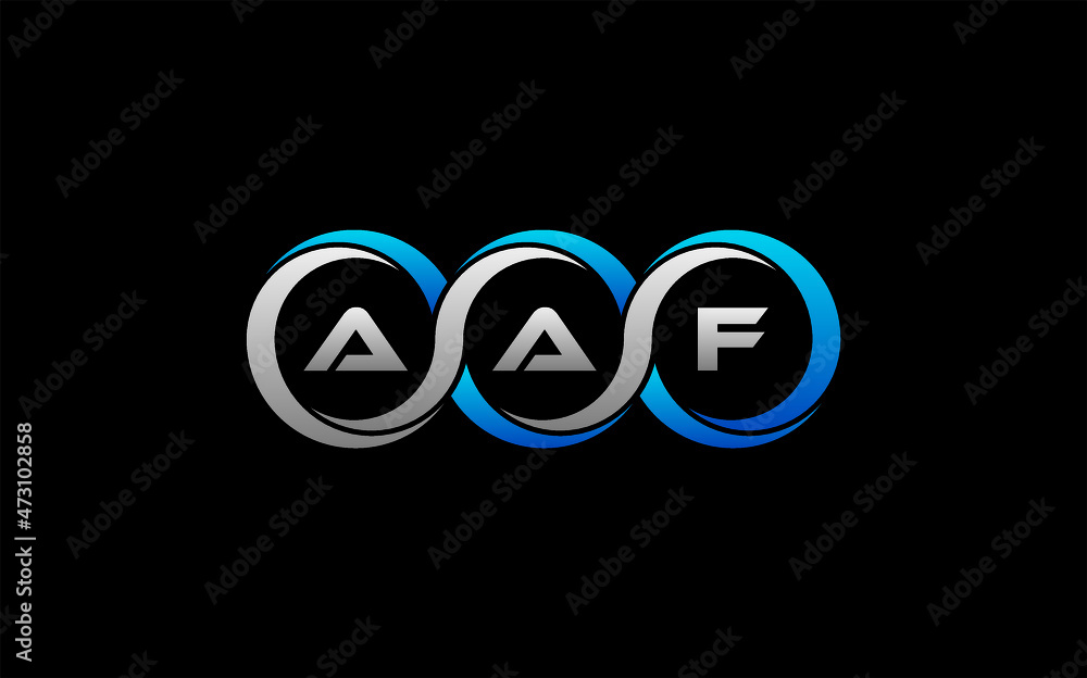 AAF Letter Initial Logo Design Template Vector Illustration Stock ...