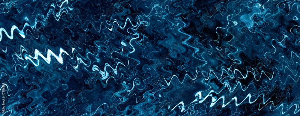 blue water background ocean waves glowing dark wallpaper digital art ...