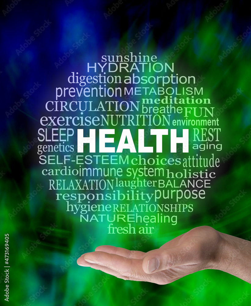 Words associated with maintaining good HEALTH word Circle - modern ...