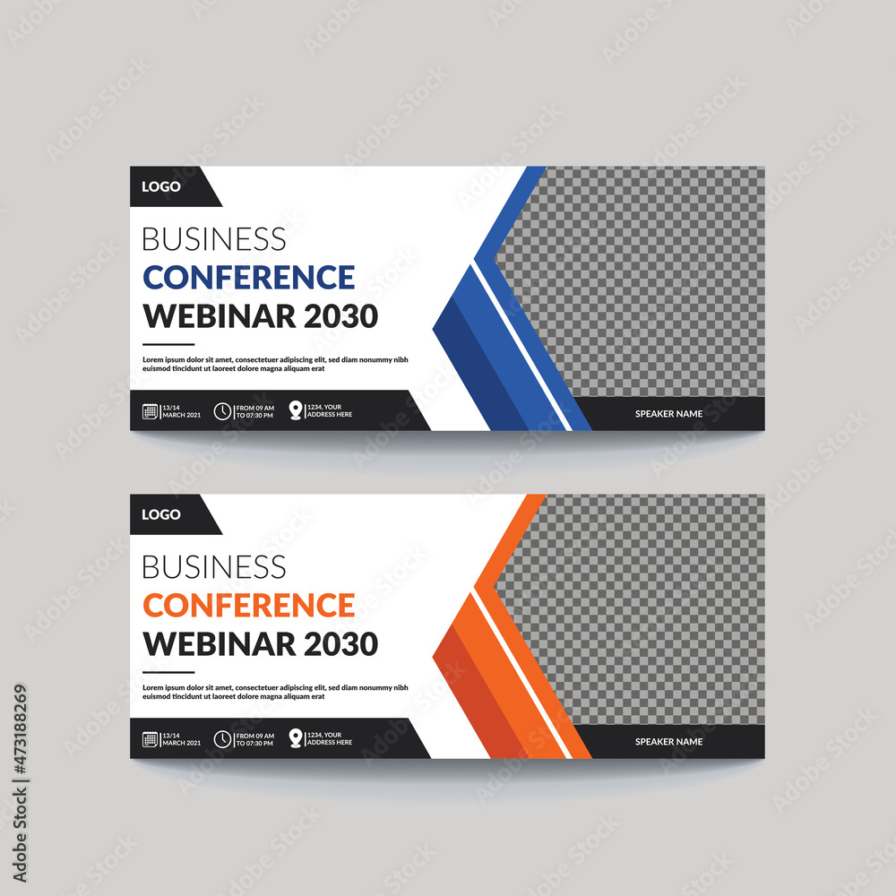 Conference Invitation Postcard