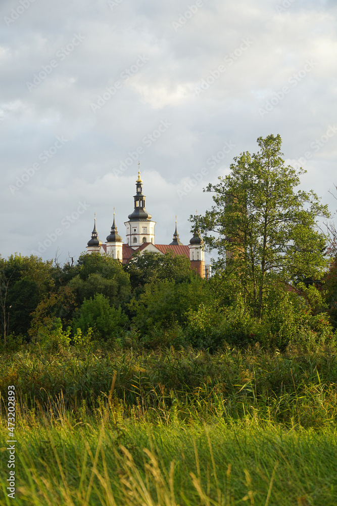 Landscape with the orthodox Monastery of the Annunciation in Suprasl also known as the Suprasl ...