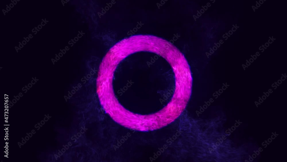 Shockwaves. Glow particles spread like Ink effect. Luma matte as alpha ...