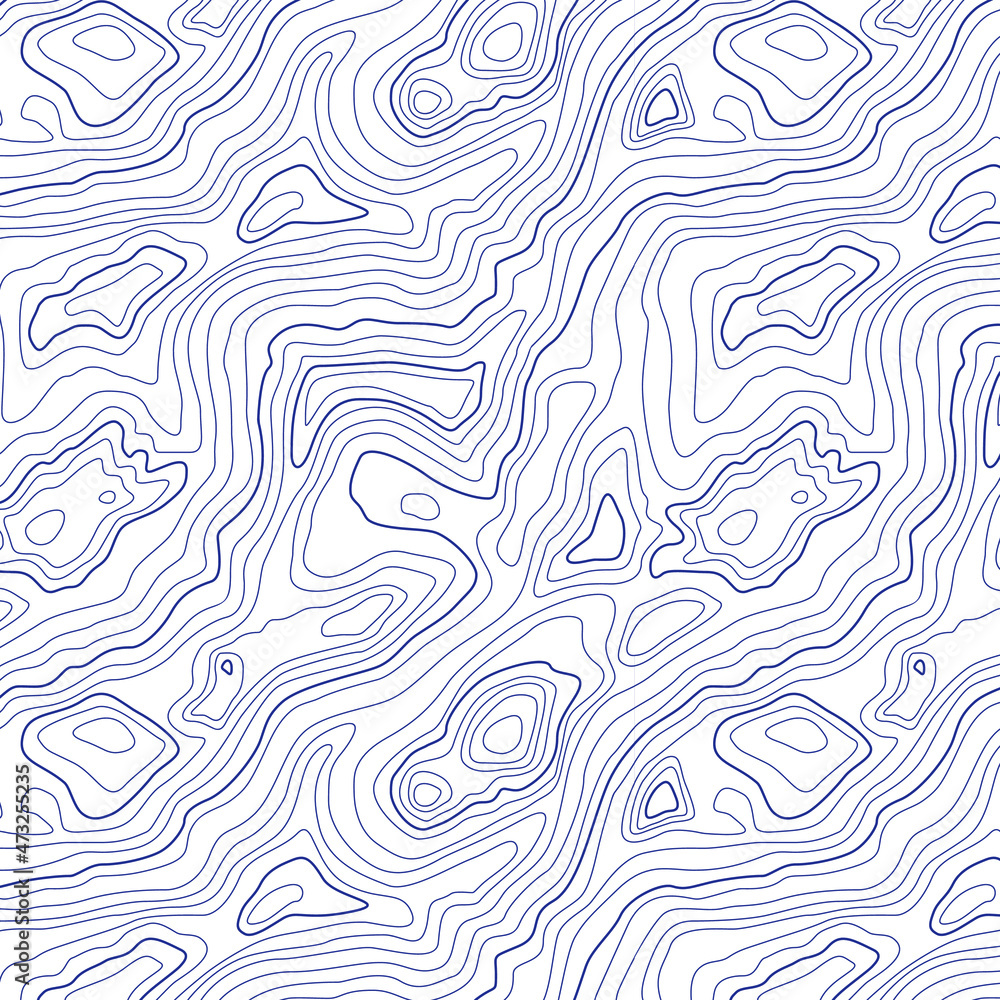 Seamless patterns Abstract topographic map design. Vector. Stock Vector ...