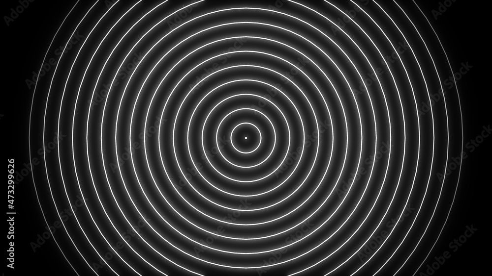 Radio wave.Sound wave background. Radio station signal. Stock ...