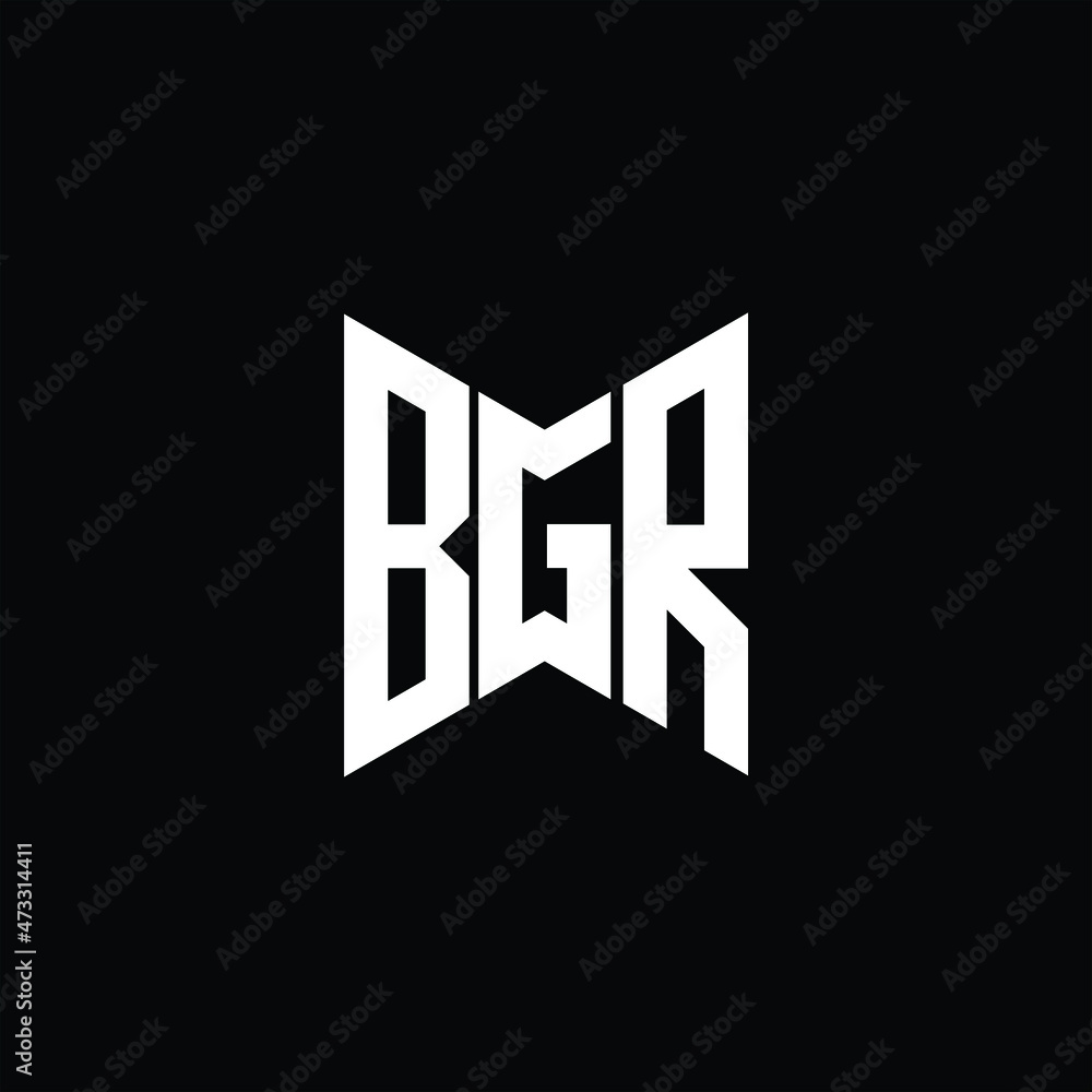 BGR letter logo creative design. BGR unique design Stock Vector | Adobe ...