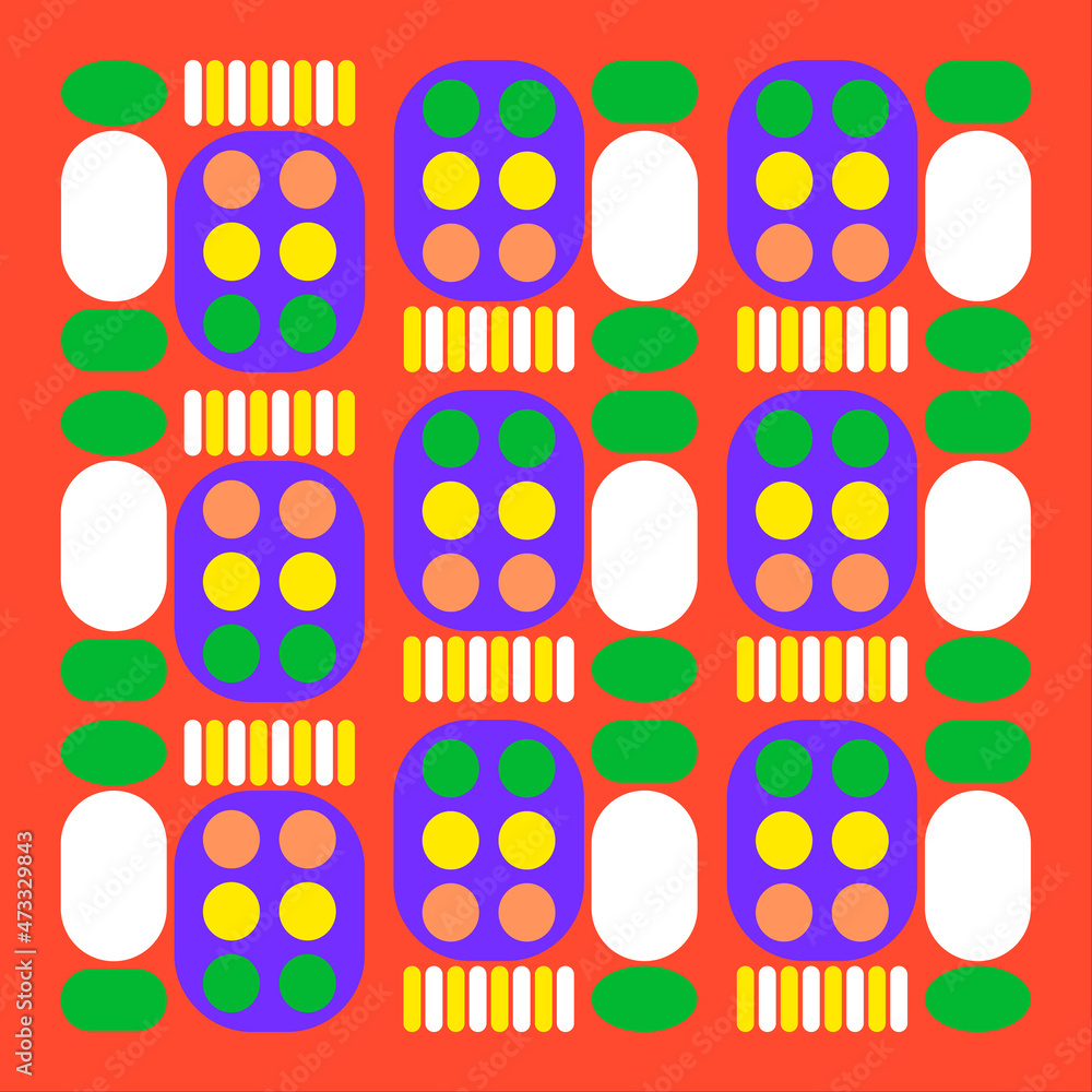 Figuras abstractas. Formas variadas de colores. Textura editable. Stock ...