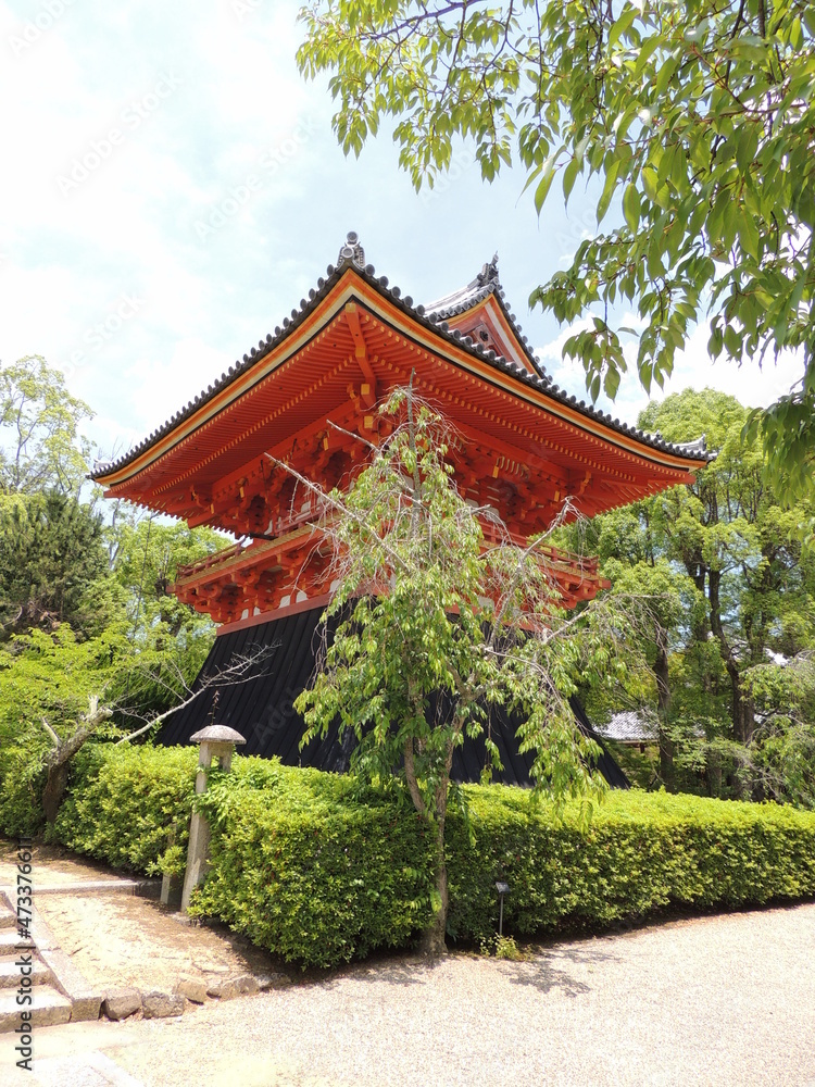 Templo Ninnaji , Kioto. Es uno de los principales templos budistas de ...
