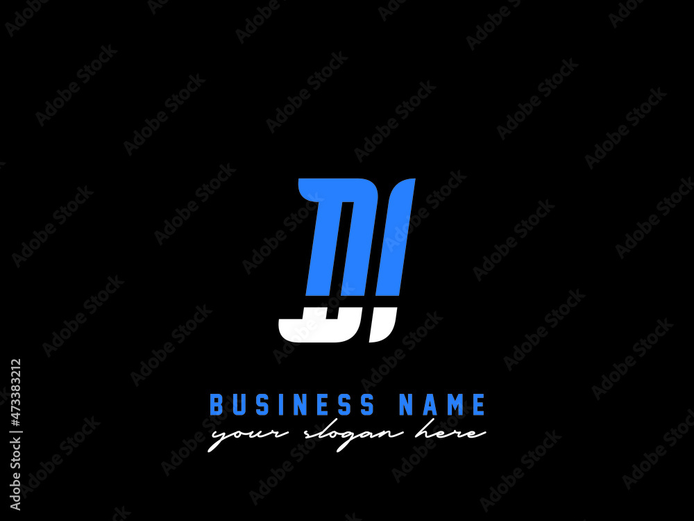 DI Logo Images, Letter Di d i logo monogram emblem style with Colorful ...