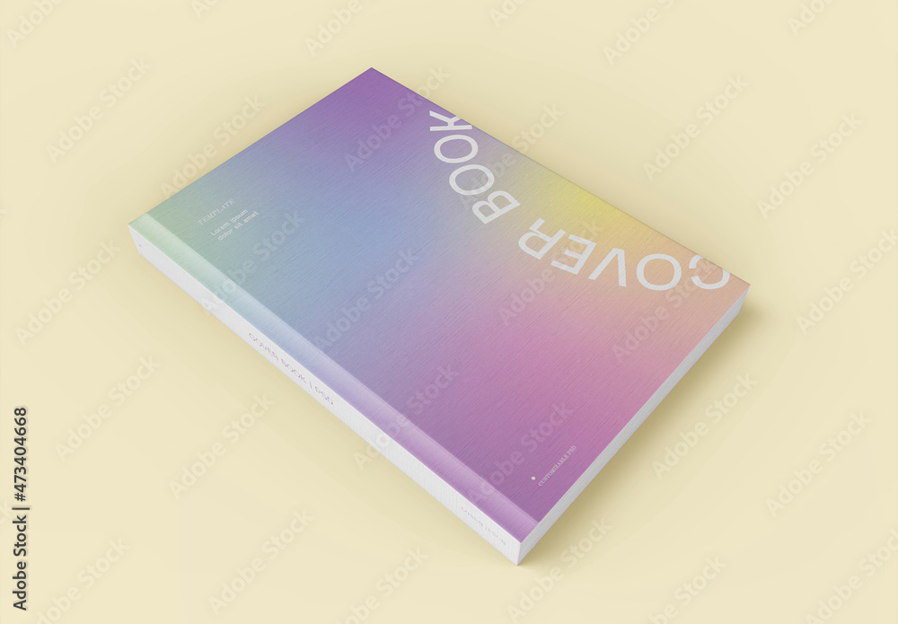 3D Cover Book Mockup Stock Template | Adobe Stock