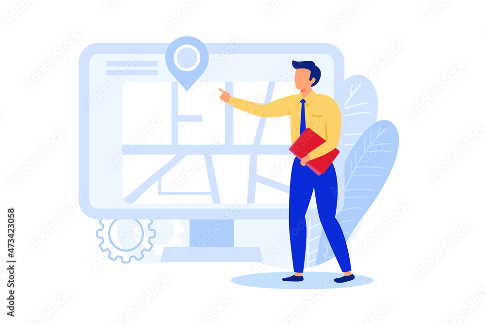 Maps illustration exclusive design inspiration Stock Vector | Adobe Stock