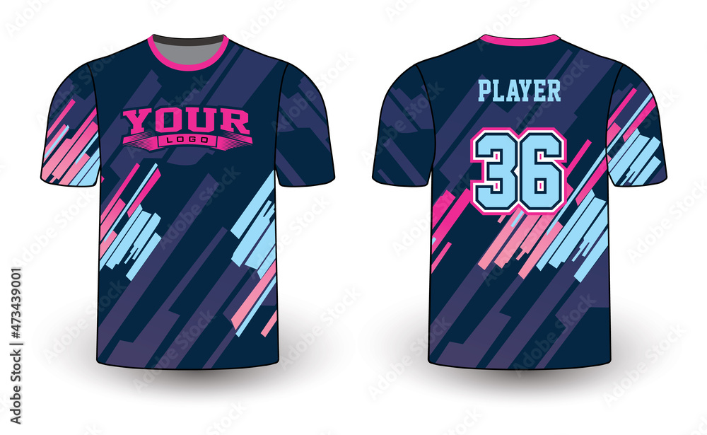 Sports gear template mockup perfect fit for all sports. The designs ...