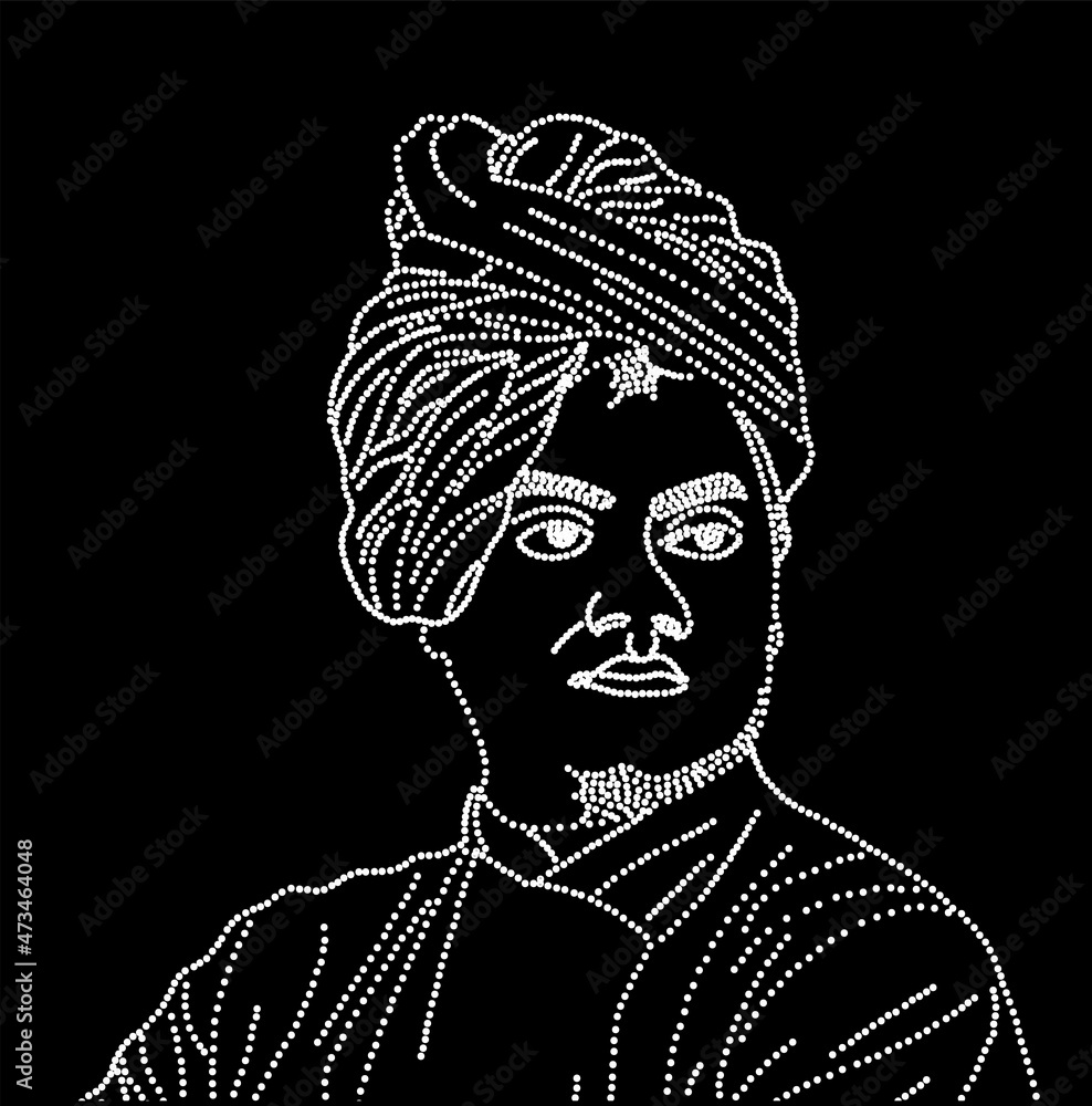 Swami vivekananda Jayanti, National Youth Day of India for card,poster ...