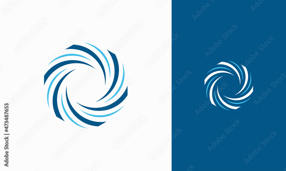 Circle Tornado logo symbol isolated, Abstract Hurricane Logo Symbol ...