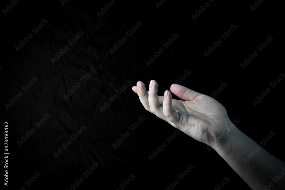 Symbol by hand. supplication and faith, intercession, encouragement ...