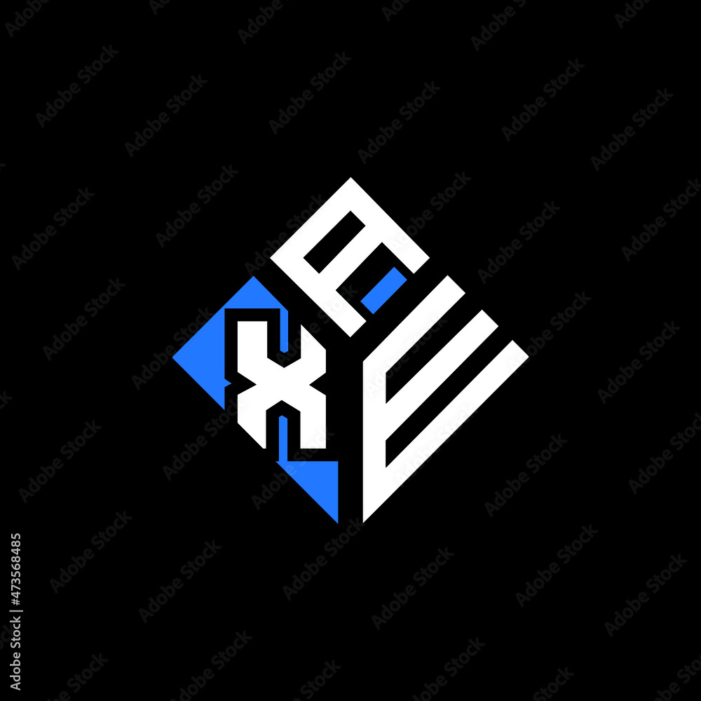 AXE letter logo design on black background.AXE creative initials letter ...