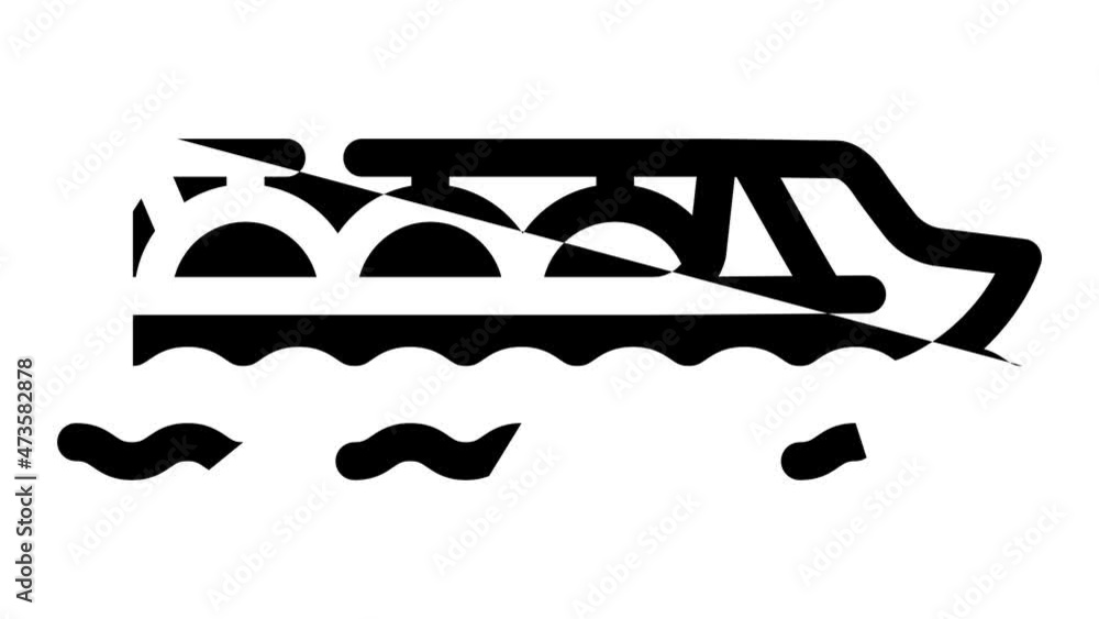 gas hydrogen carrier ship animated line icon gas hydrogen carrier ship ...