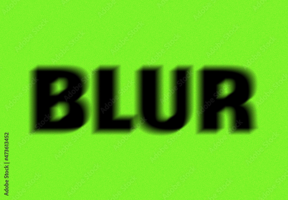 Blur Text Effect Stock Template | Adobe Stock