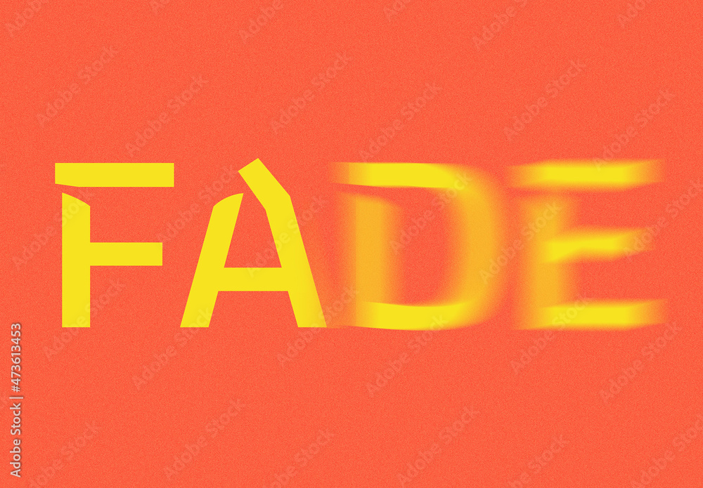 Fading Text Effect Stock Template | Adobe Stock