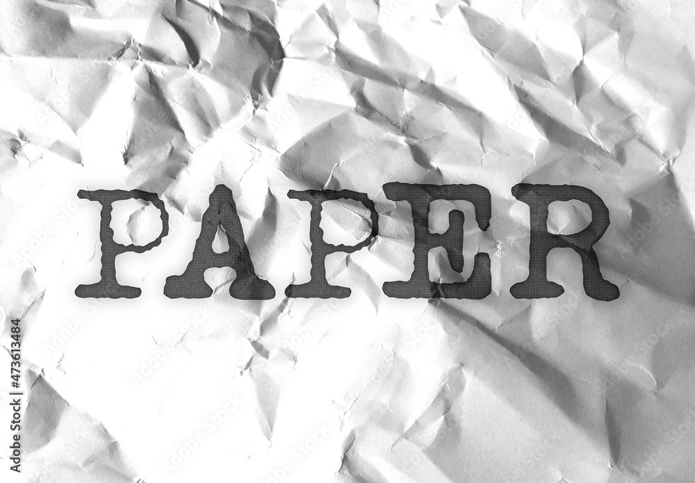Paper Text Effect Stock Template | Adobe Stock