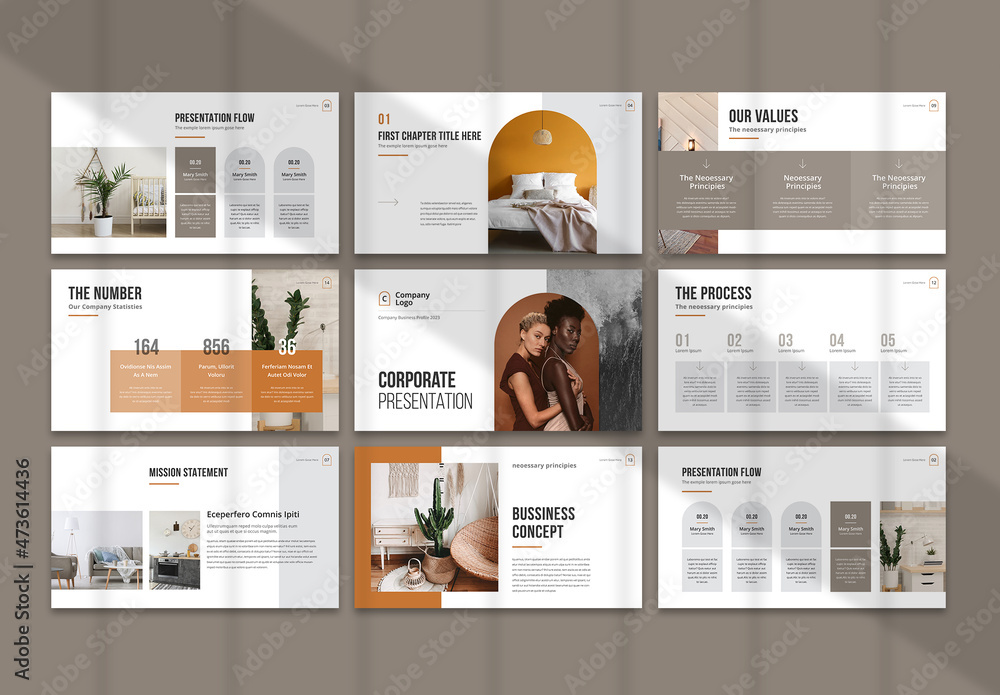 Presentation Layout Stock Template | Adobe Stock