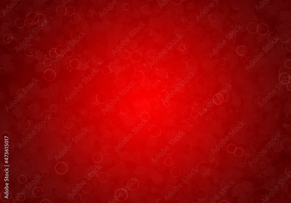Fondo rojo con destellos circulares y degradado. Stock Illustration ...
