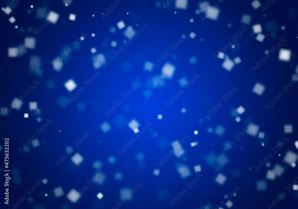 Fondo azul con destellos blancos. Stock Illustration | Adobe Stock