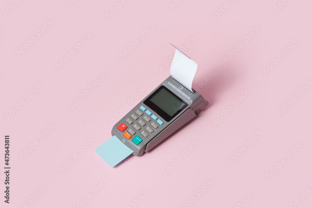 Credit card machine Stock Photo | Adobe Stock