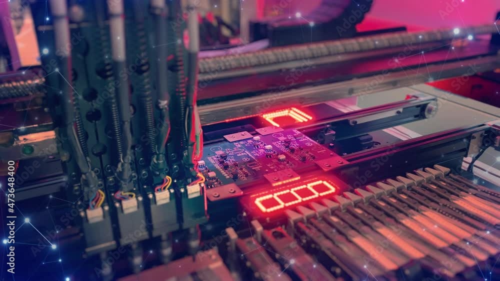 Production of microchips and computer chips: Installation of micro ...