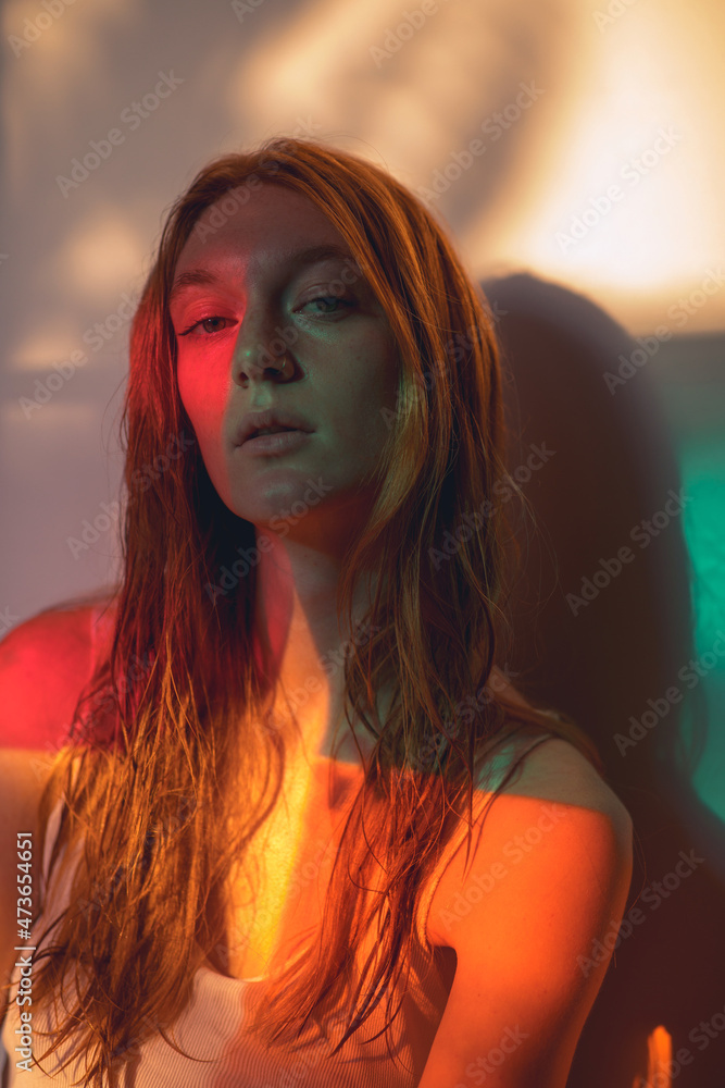 Colorful Portrait Stock Photo | Adobe Stock