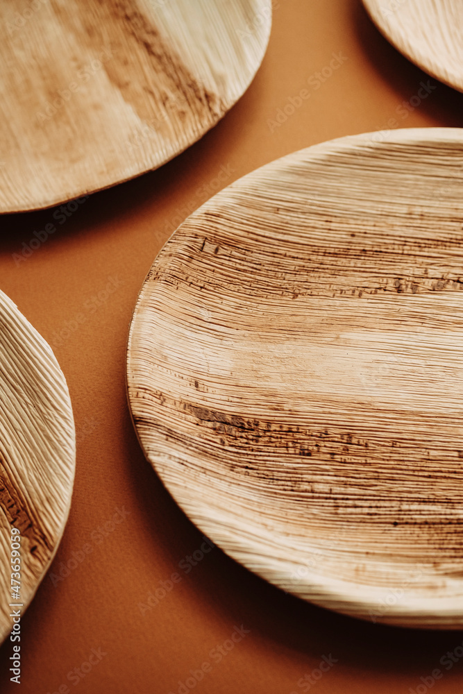 leaves Plates Stock Photo | Adobe Stock