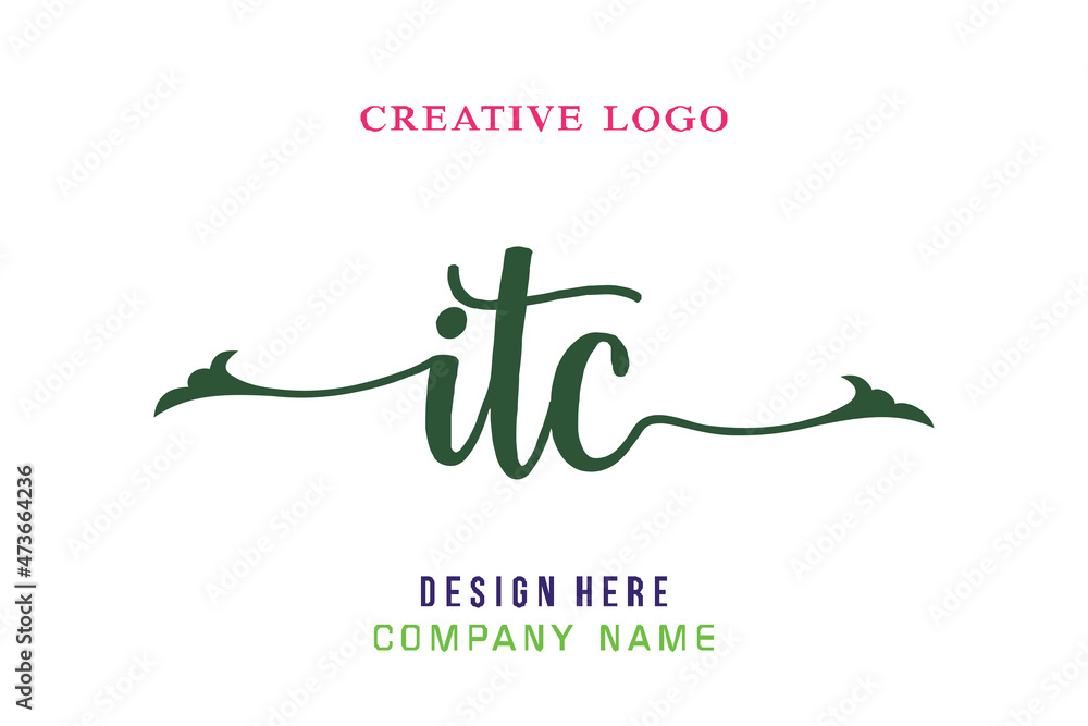 ITC lettering logo is simple, easy to understand and authoritative ...