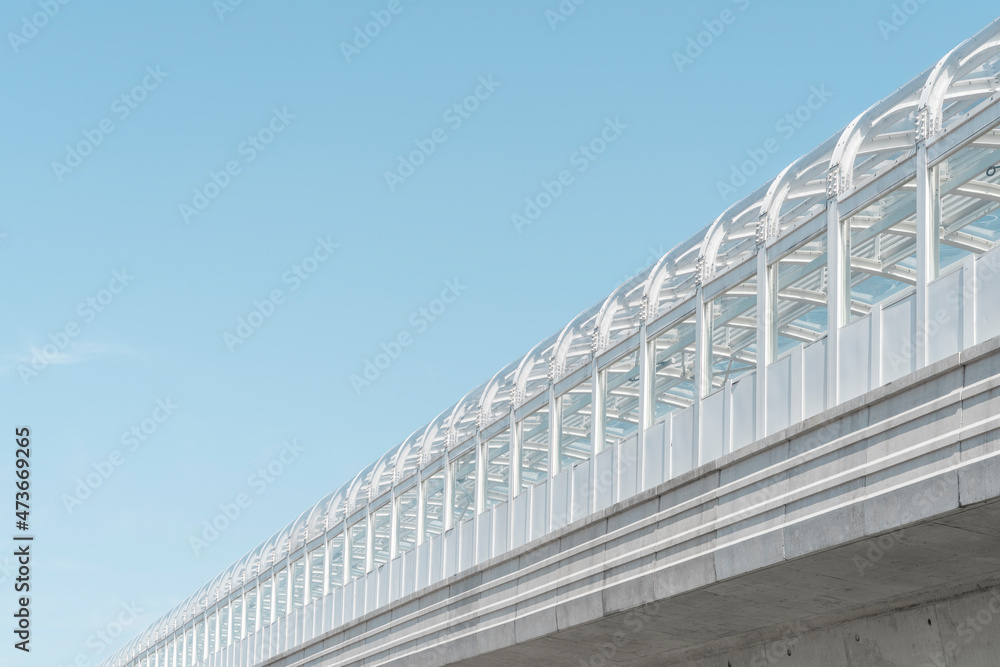 Curly steel structure Stock Photo | Adobe Stock