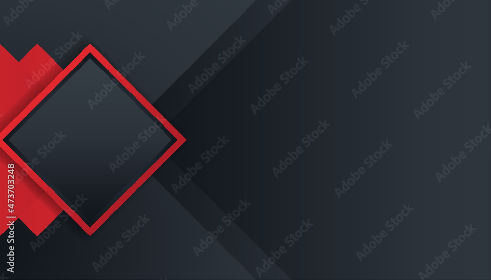 Modern red and black abstract background. Vector illustration design ...
