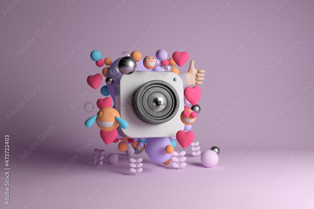 Social Media Camera Stock Photo | Adobe Stock