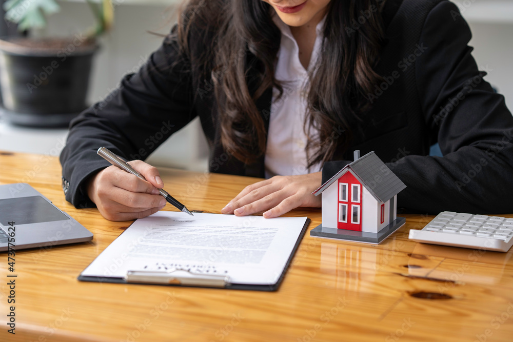 real estate agent Or the buyer is signing a contract to buy or sell a ...