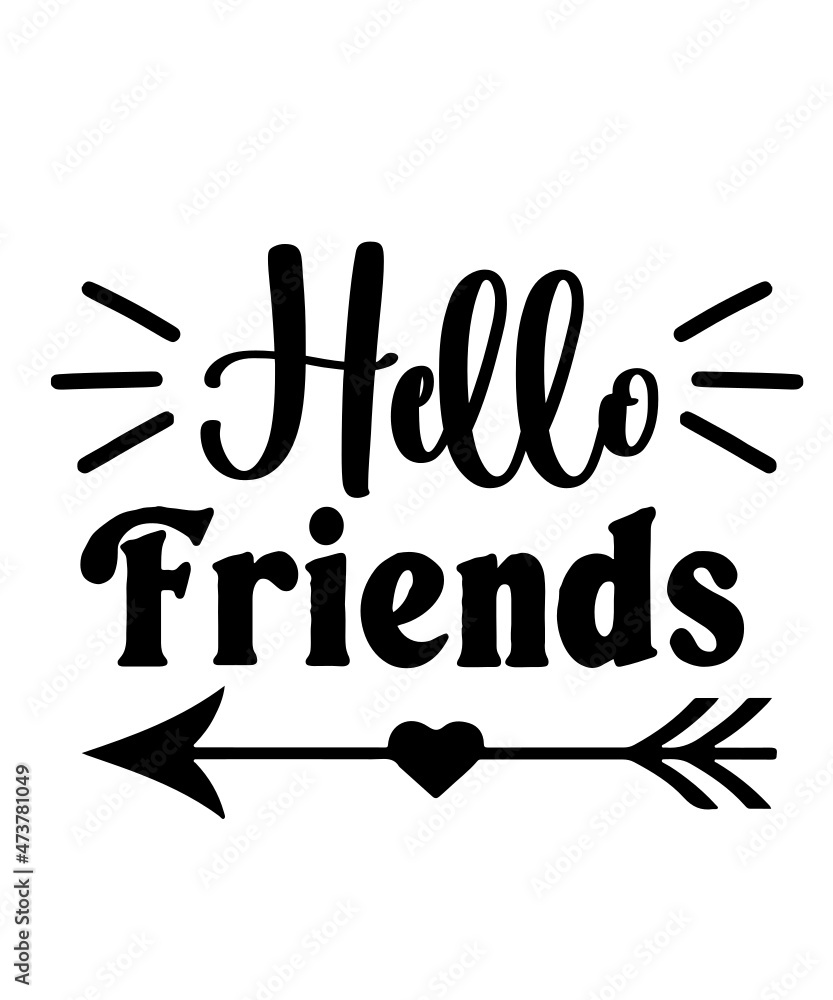 Friendship Svg Bundle, Friends Svg, Best Friends Svg, Besties to the ...