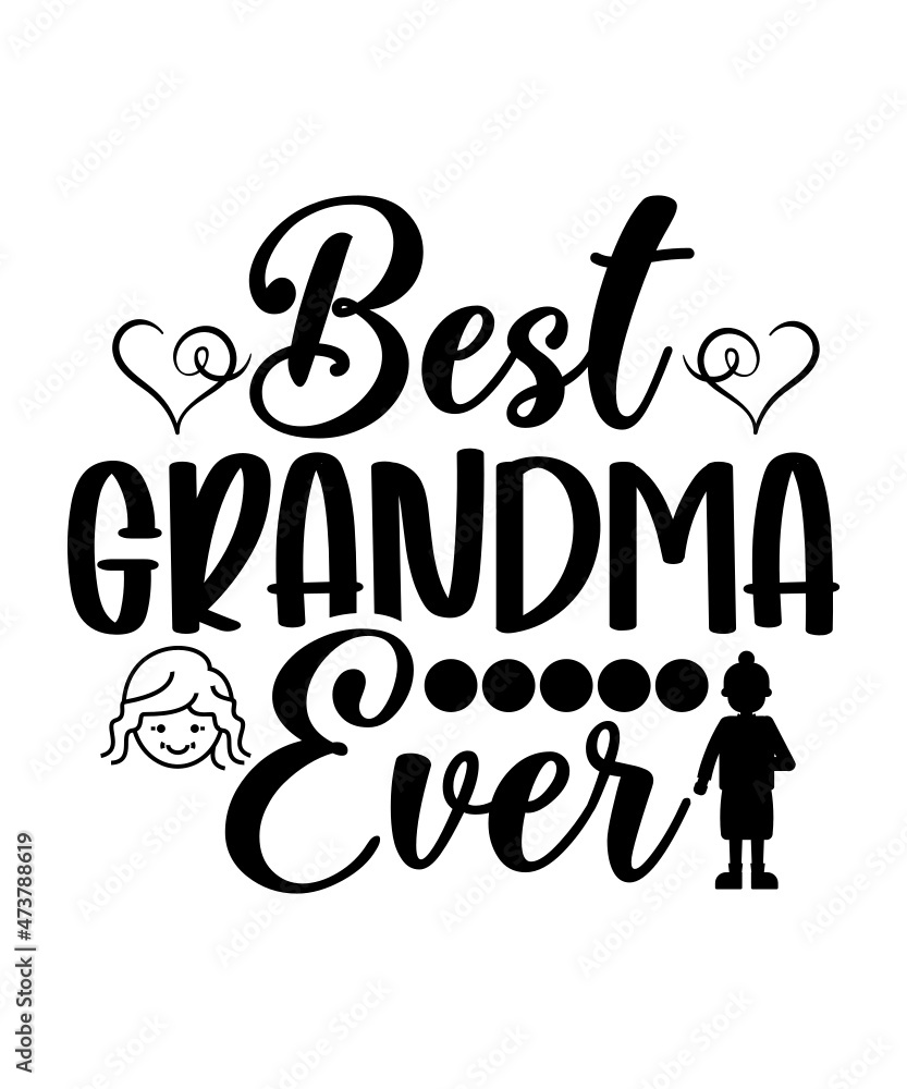 Grandma Svg Bundle, Granny Svg, Grandkids Svg, Grandmother Svg, Blessed ...