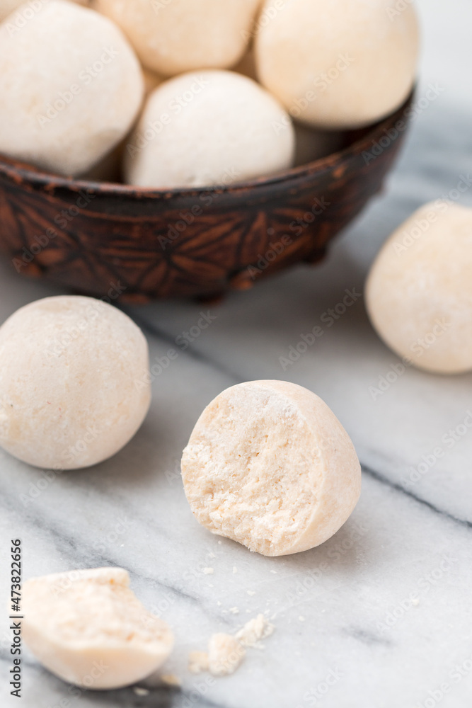 Kurut (kurt) cheese - traditional Asian cheese made from sheep's, goat ...