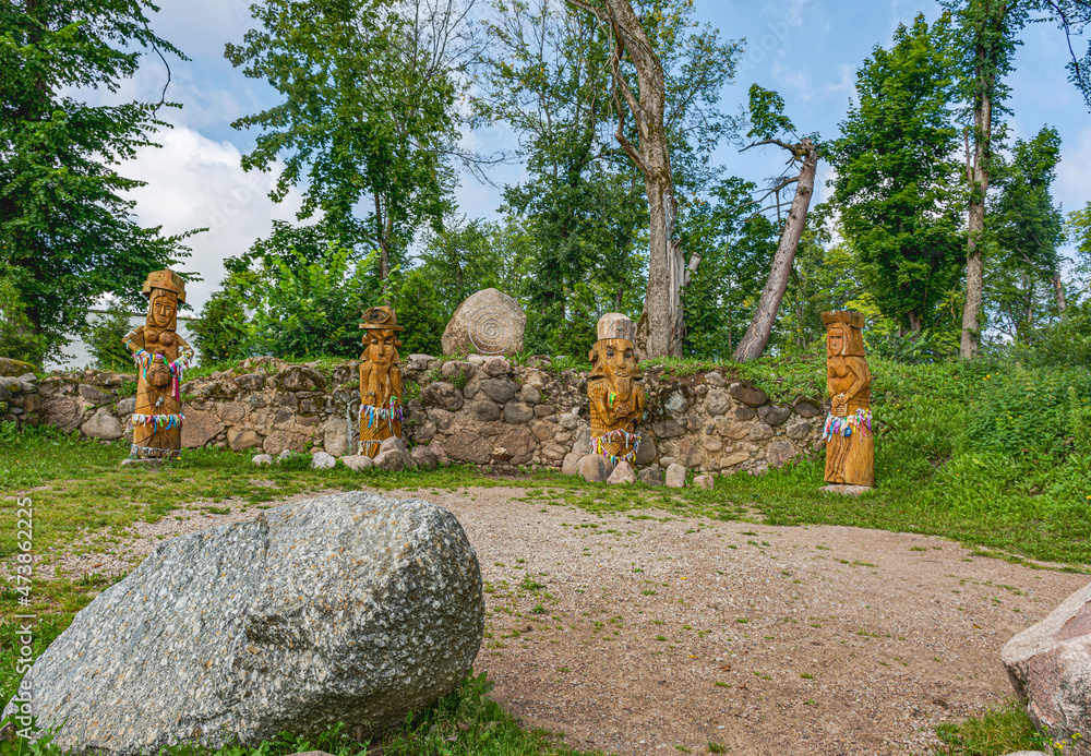 Site of ancient Slavic beliefs and cults. The Pantheon of Gods is a ...