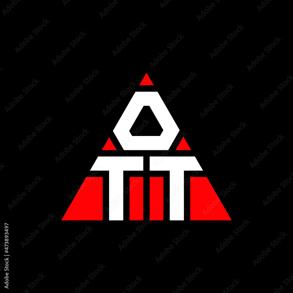 OTT triangle letter logo design with triangle shape. OTT triangle logo ... OTT triangle letter logo design with triangle shape. OTT triangle logo ...