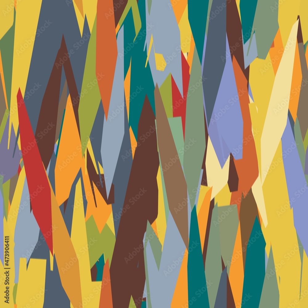 Seamless funky expressive and energetic paper cut out collage surface ...