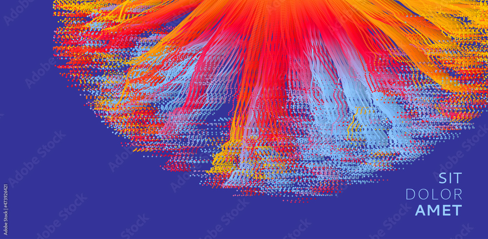 Point explode. Cover design template. Background with place for your ...