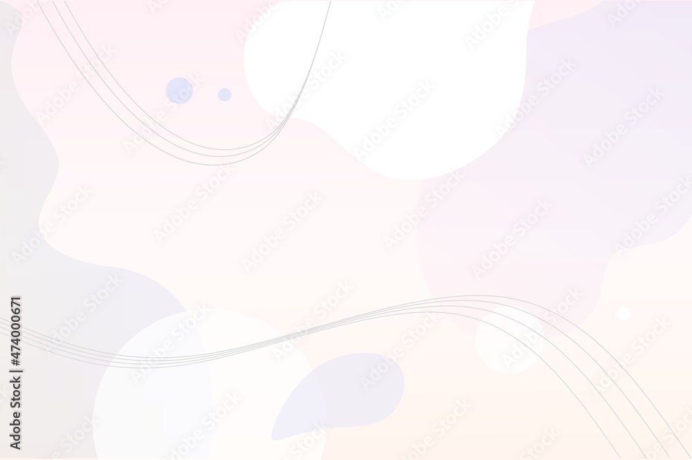 Flat design abstract background. Soft liquid shapes template with ...