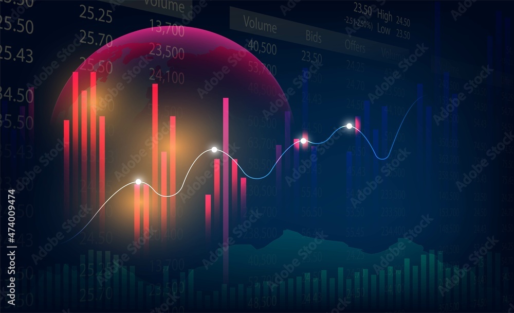abstract, background, banking, bitcoin graph, business finance ...